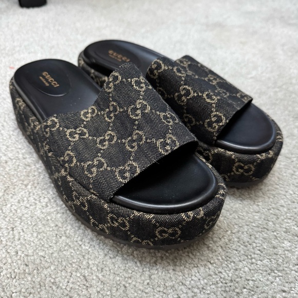 Gucci | Shoes | Gucci Womens Angelina Platform Slide Sandals | Poshmark